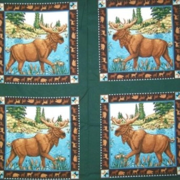 Moose Fabric - Etsy