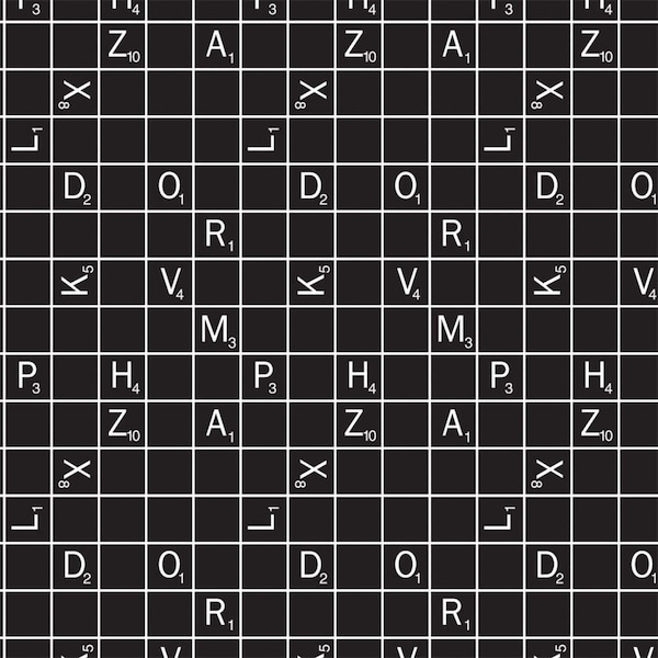 Scrabble Tile Fabric - Etsy