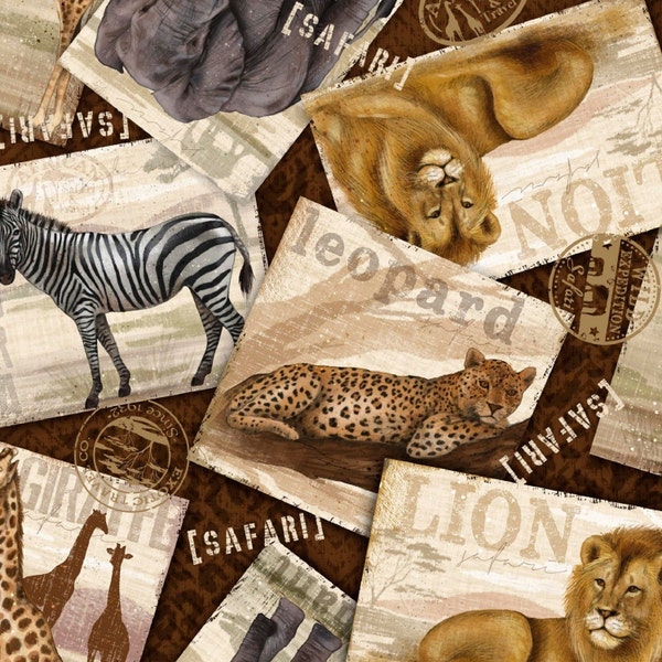 Safari Fabric - Etsy