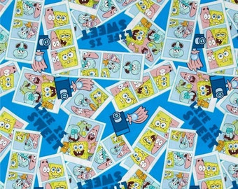 Spongebob fabric | Etsy