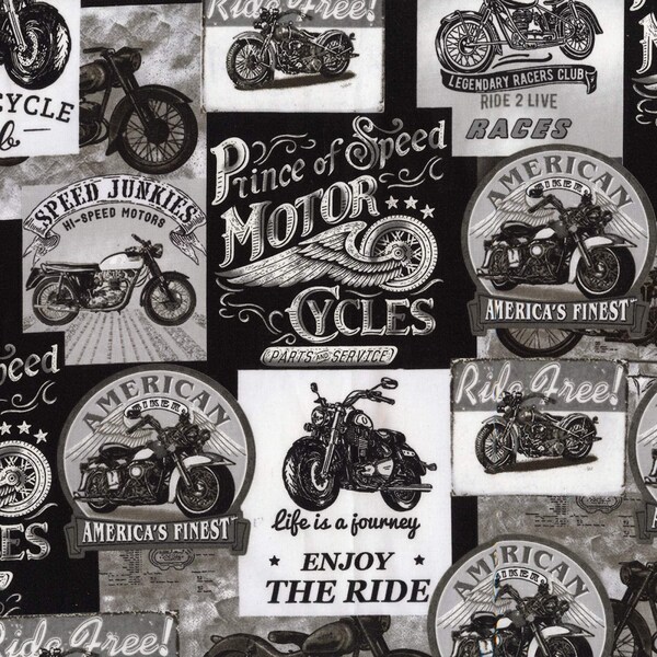 Motorcycle Fabric - Etsy