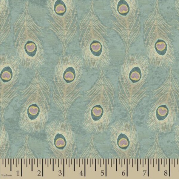Peacock Fabric - Etsy