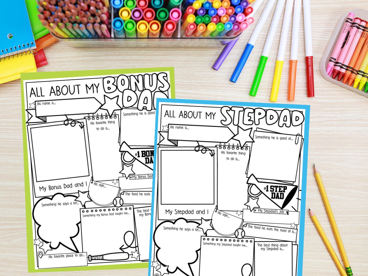 All About Dad Father's Day Printable, All About Grandpa, All About My ...