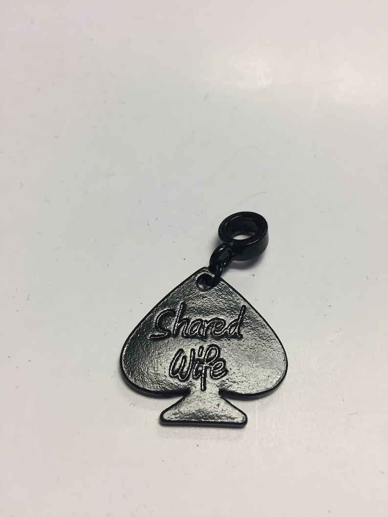 BLACK Queen of Spades Charm for Anklets Necklace Bracelet Etc. | Etsy