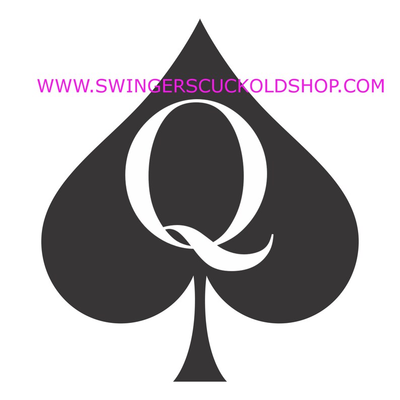 Queen Of Spades Qos Temporary Tattoo Fetish Bbc Hotwife Etsy
