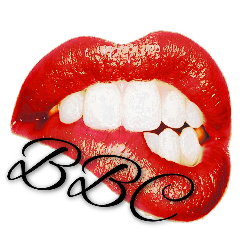 Bite Lip For Bbc Slut Queen Of Spades Temporary Tattoo Fetish Etsy