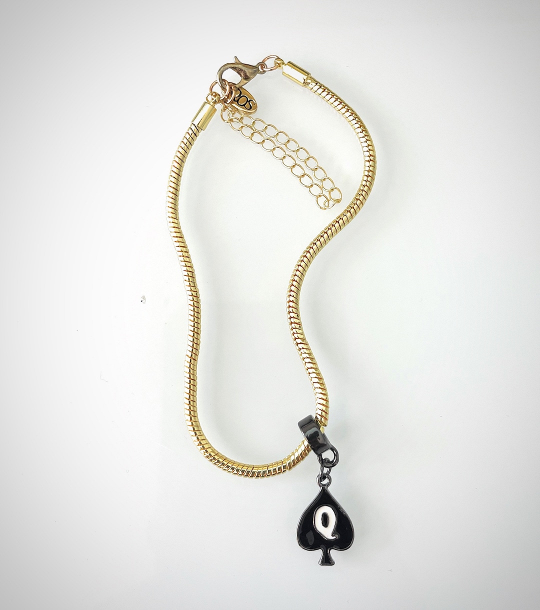 Sexy Queen of Spades Black/gold Euro Anklet - Hotwife QOS BRAND - Etsy