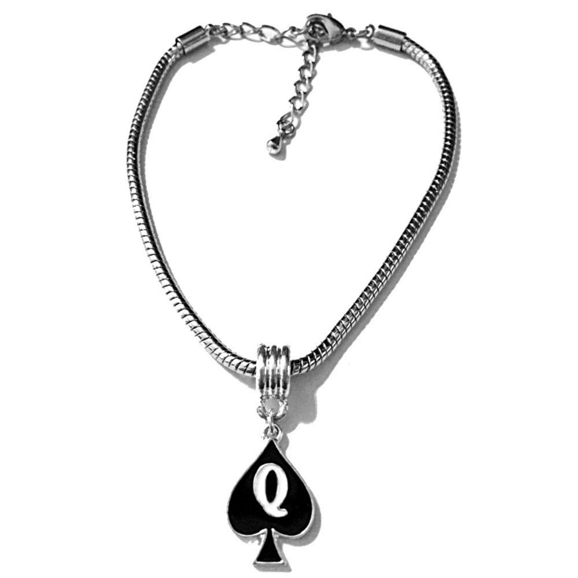 Official QOS Brand Queen of Spades Euro Anklet or Necklace - Etsy
