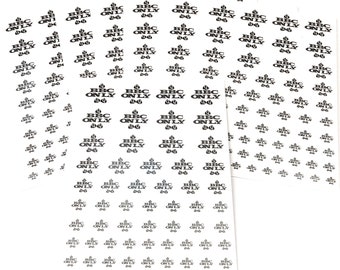 QOS SLIM 45pcs Queen of Spades 3D Nail Sticker Hotwife Vixen Sissy Set ...