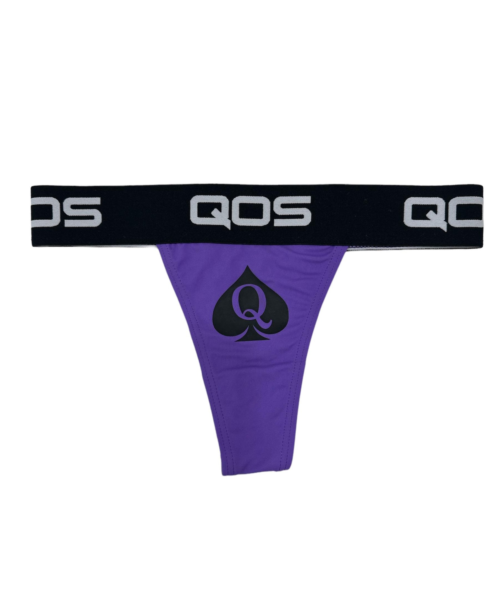 Royal Purple Iconic QOS Brand Thong - Queen of Spades - Etsy