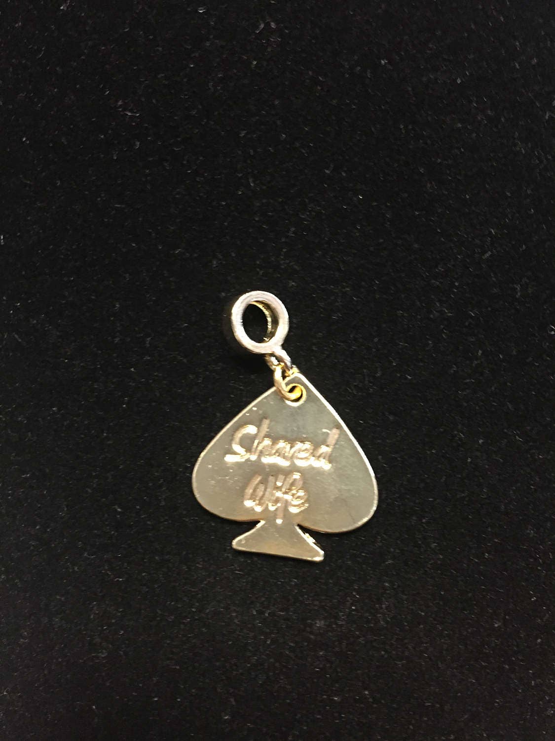 GOLD Queen Of Spades Charm for Anklets Necklace Bracelet etc. | Etsy