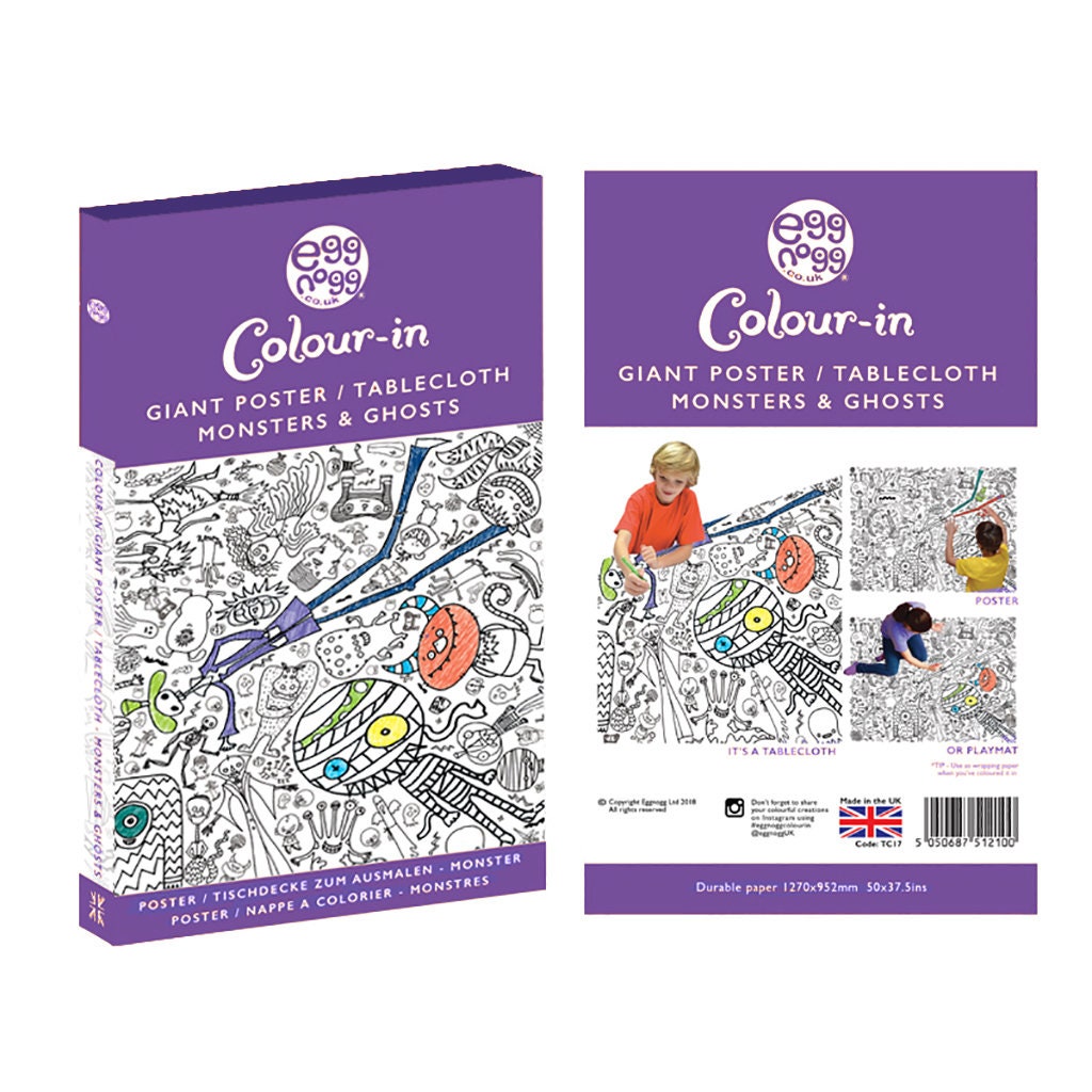 Extra Large Giant Children's Kids Colour in Art & Craft Colouring ...