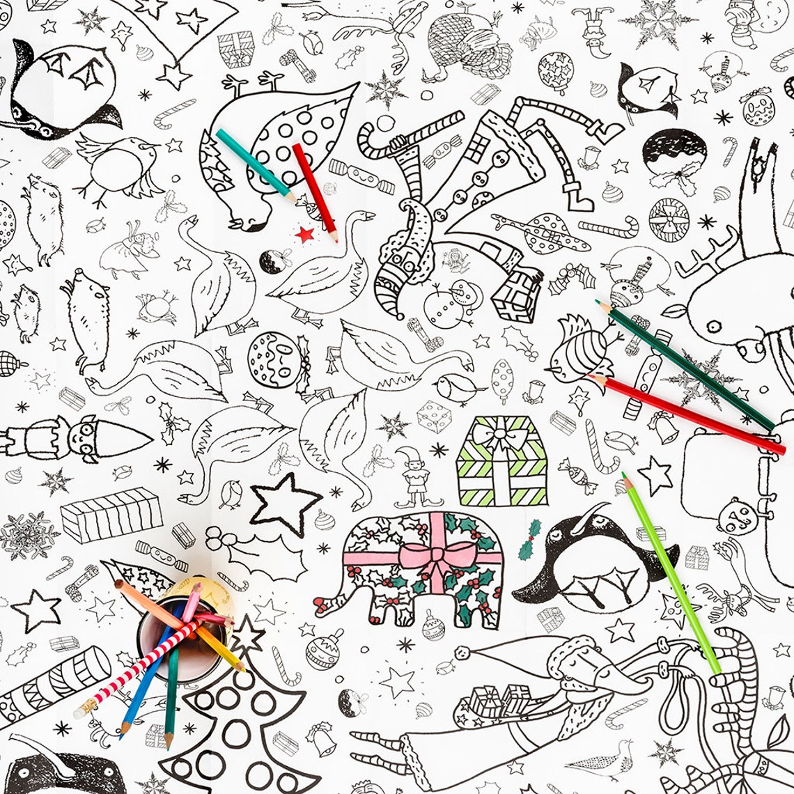 Extra Large Giant Children's Kids Colour in Art & Craft Colouring ...