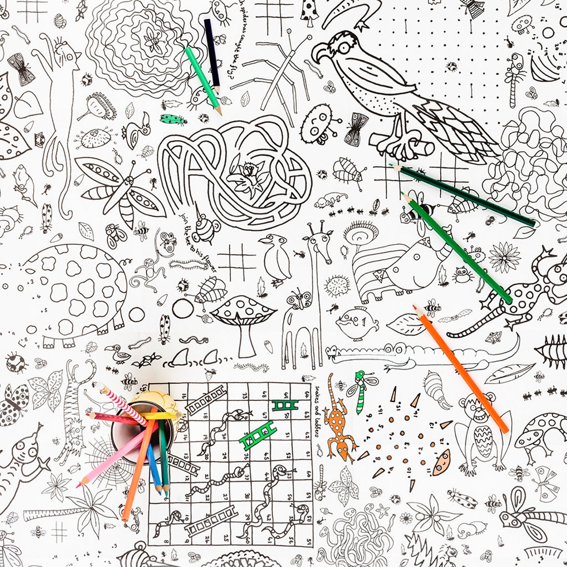 Extra Large Giant Children's Kids Colour in Art & Craft Colouring ...