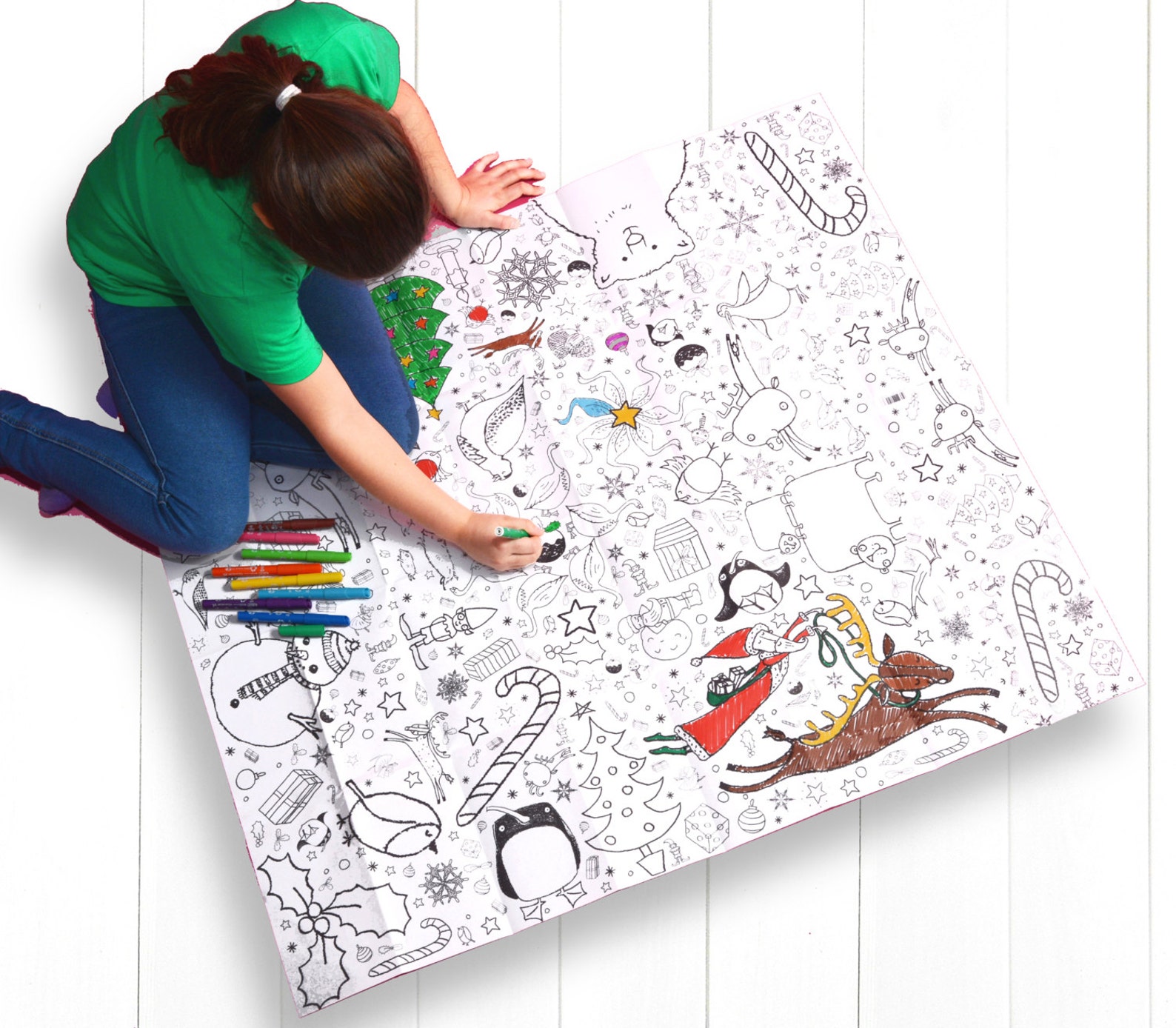 Extra Large Giant Children's Kids Colour in Art & Craft Colouring ...
