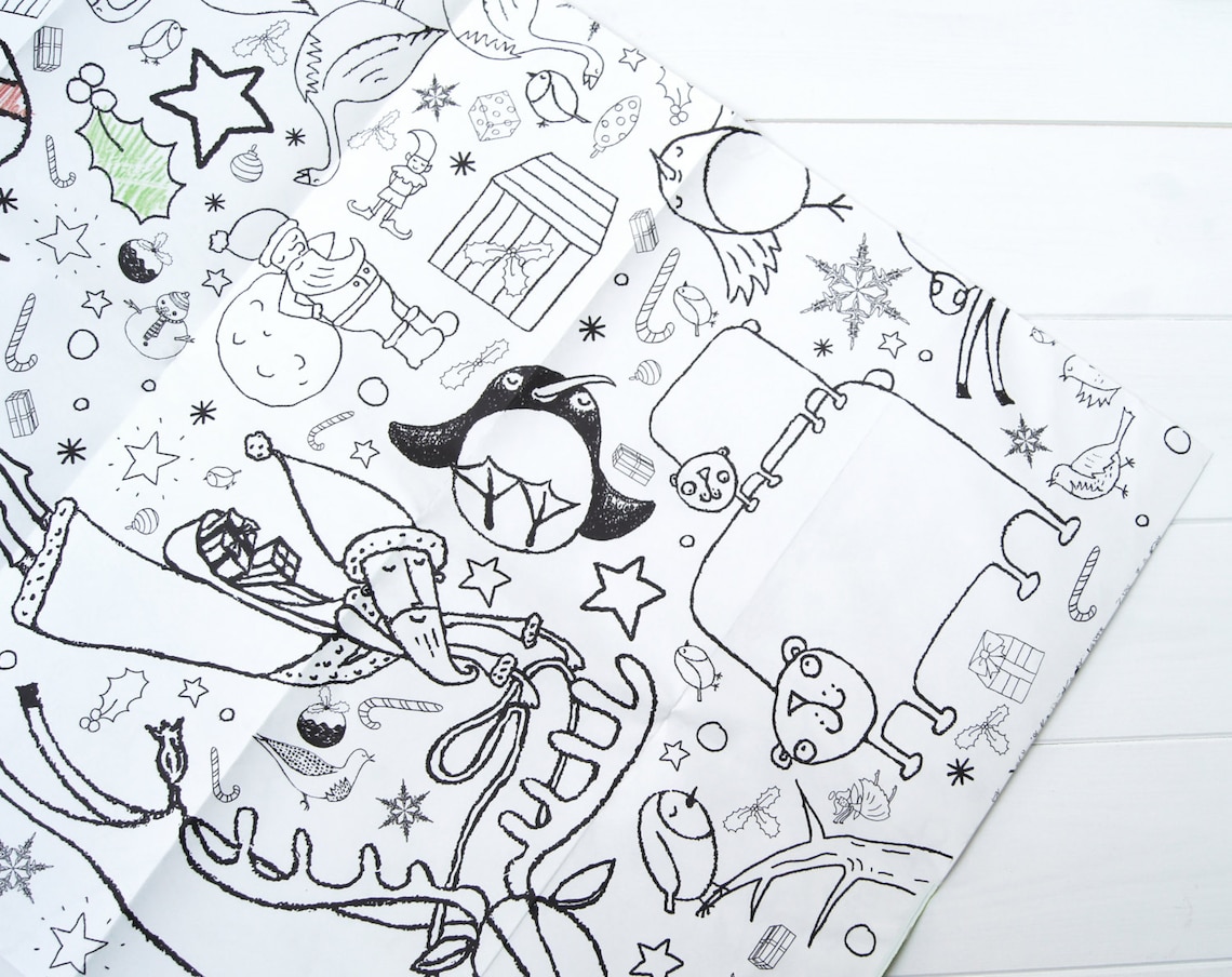 Extra Large Giant Children's Kids Colour in Art & Craft Colouring ...