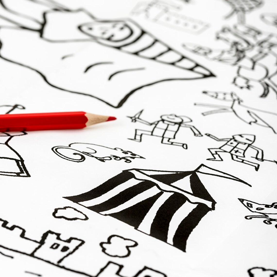 Extra Large Giant Children's Kids Poster/tablecloth - Knights and ...