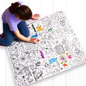 Extra Large Giant Children's Kids Colour in Art & Craft Colouring ...