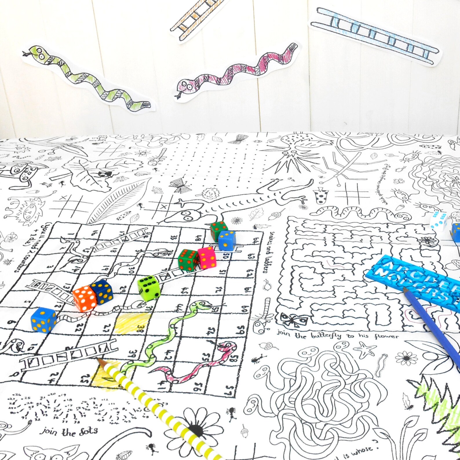 Giant Colouring in Sheet – Puzzle-time (paper, Size 1270 X 952 Mm) by ...