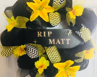 Memorial wreath | Etsy