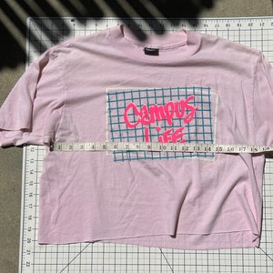 VINTAGE ©1980s "campus Life" Graphic T-shirt - Size L Unisex - 50/50 - Etsy