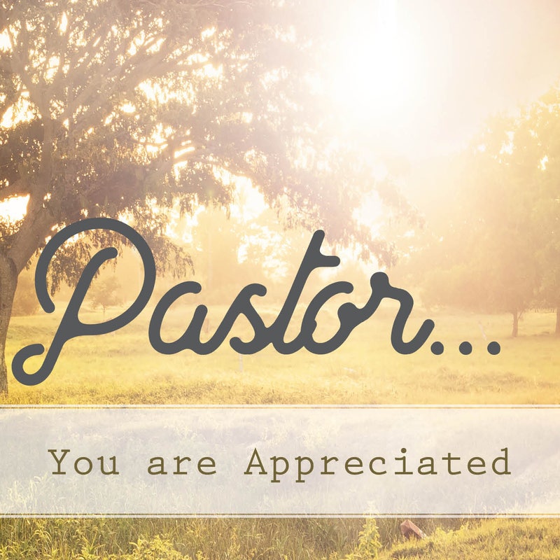 Pastor Greeting Card - Etsy