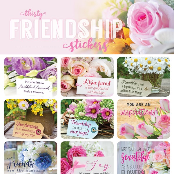 Friendship Sticker - Etsy