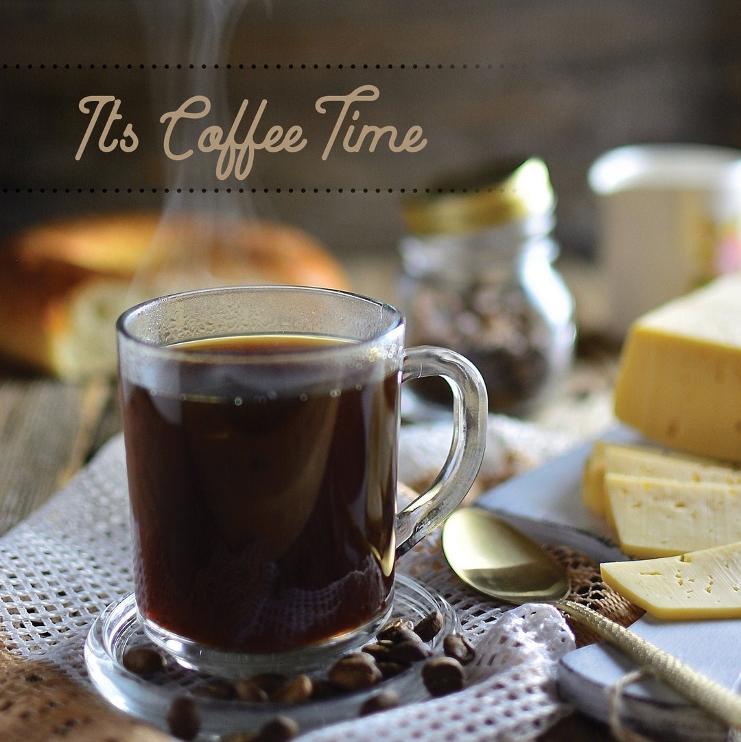 Coffee Time Card #97423 - Etsy