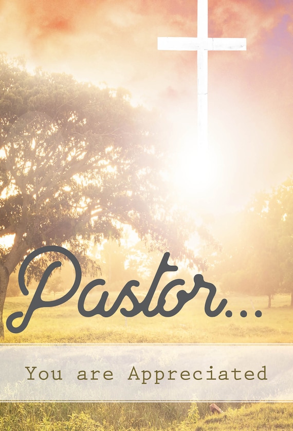 Pastor's Appreciation Card C0188 | Etsy