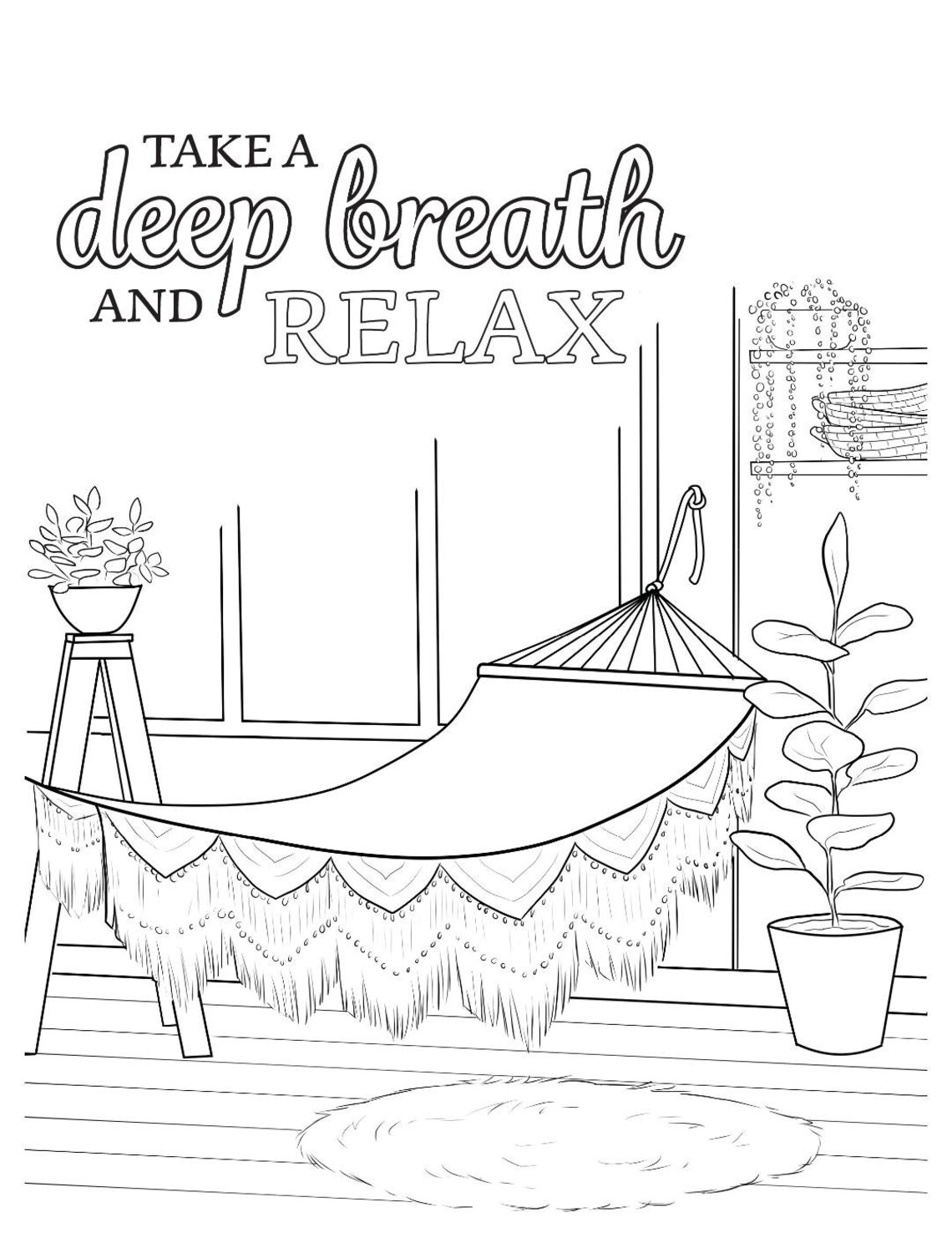 Be Still Adult Coloring Book #63805 - Etsy