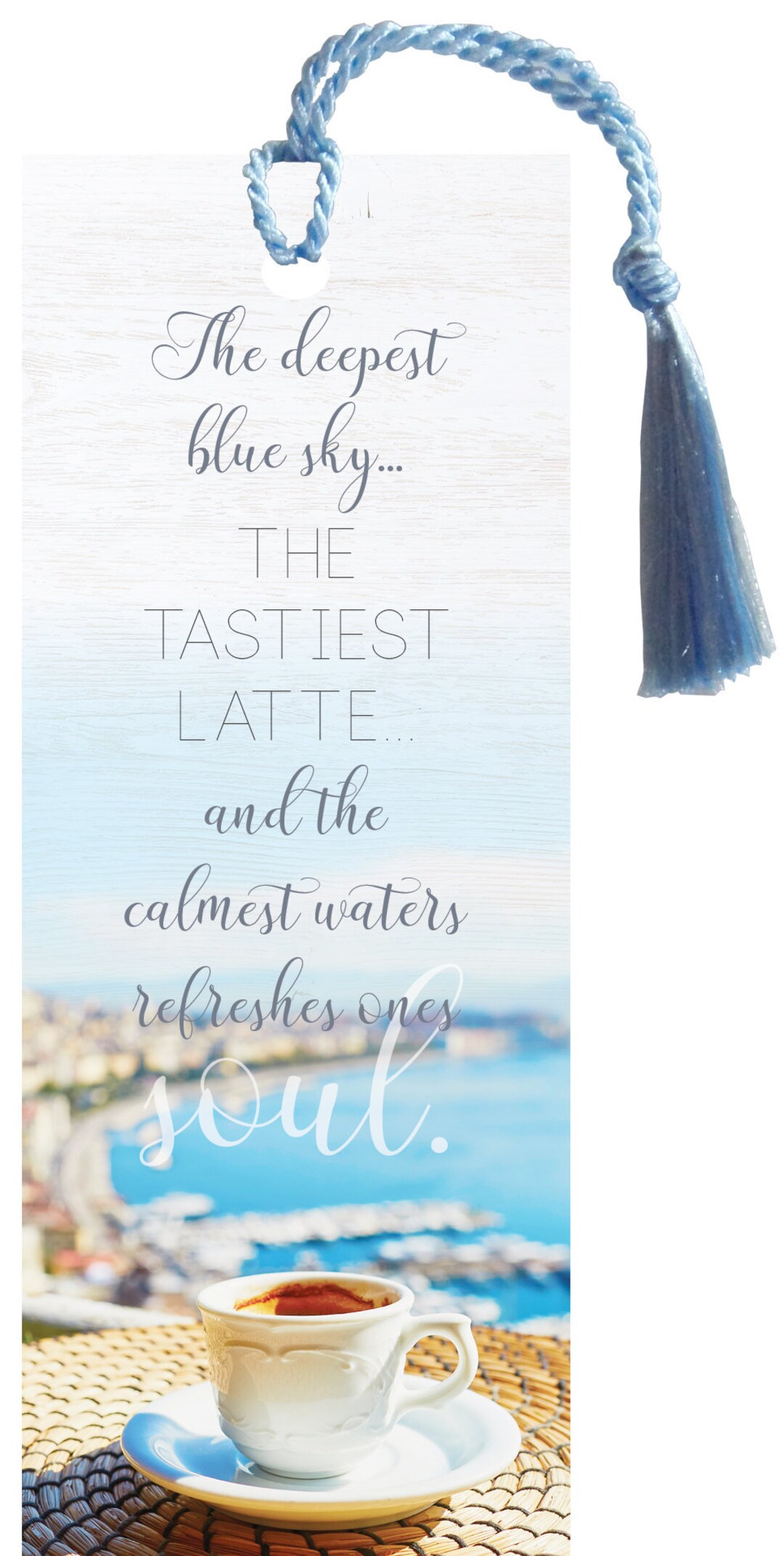 Deepest Blue Sky Bookmark - Etsy