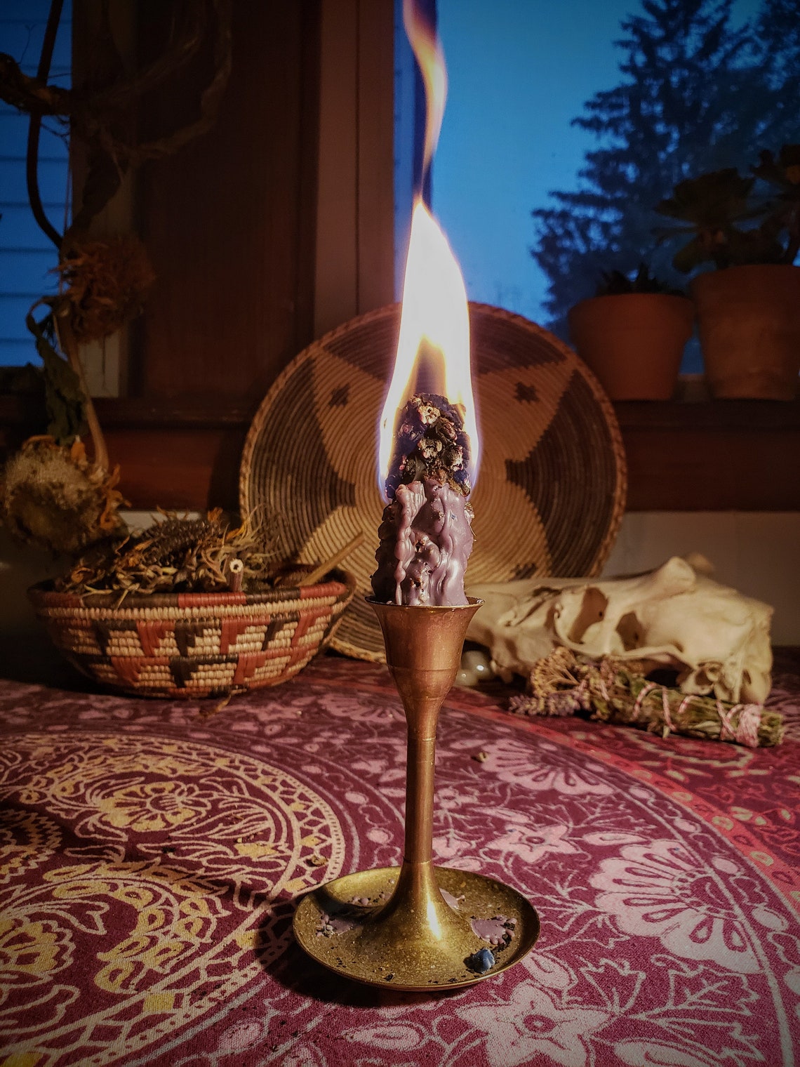 Mullein Candles Witch Candles Hag Candles Used for Rituals - Etsy