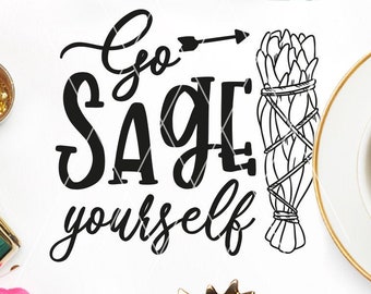 Sage Smudge Svg - Etsy
