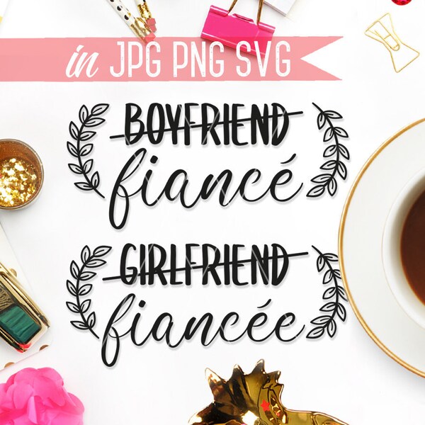 Boyfriend Fiance Svg - Etsy