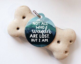 Funny Lost Dog Tag - Etsy