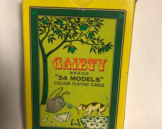 Gaiety 54 Models Playing Cards - Etsy