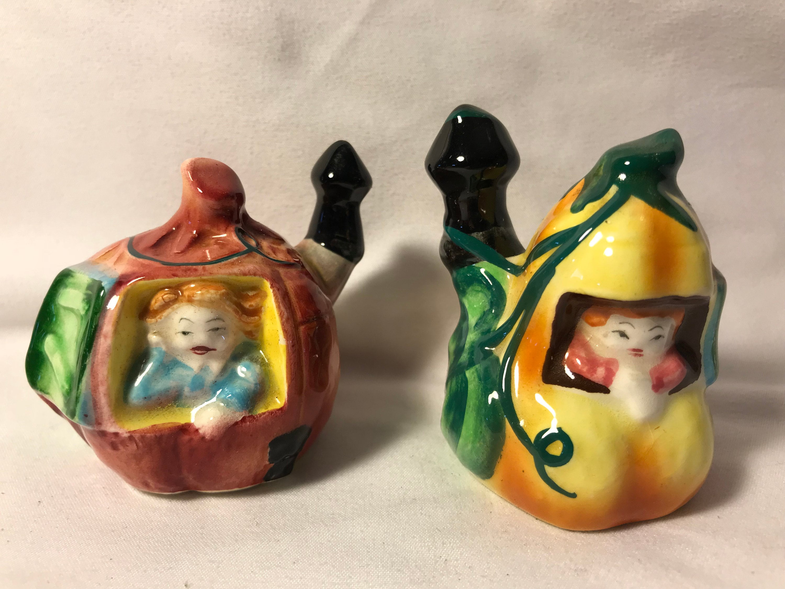Vintage Miyao Vegetable Houses Salt and Pepper Shakers - Etsy