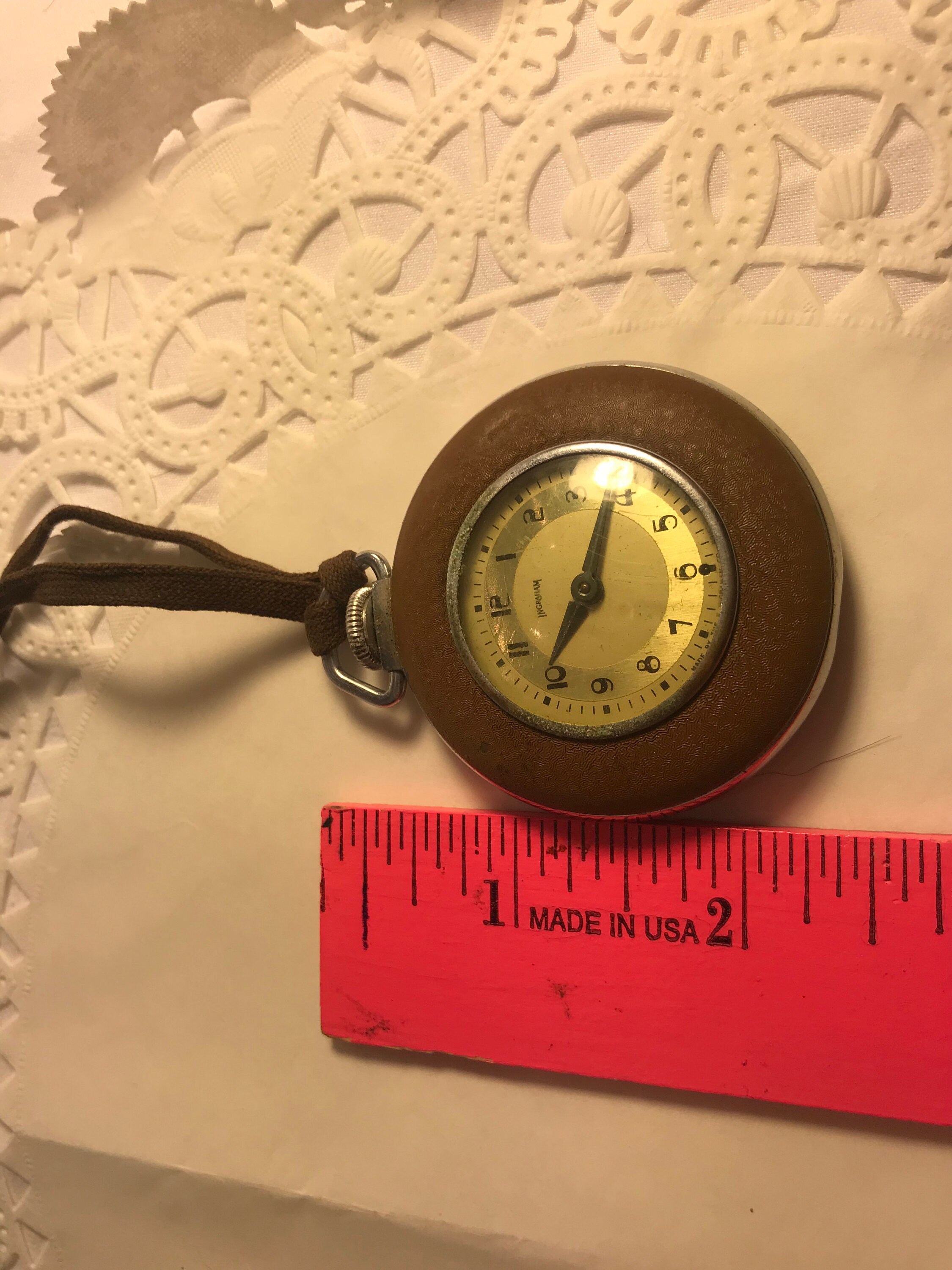 1940's Ingraham Pocket Watch - Etsy