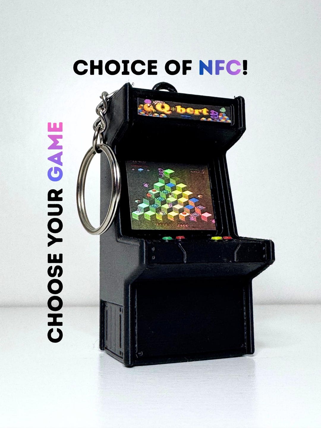 Classic Arcade Cabinet Keychain - Etsy