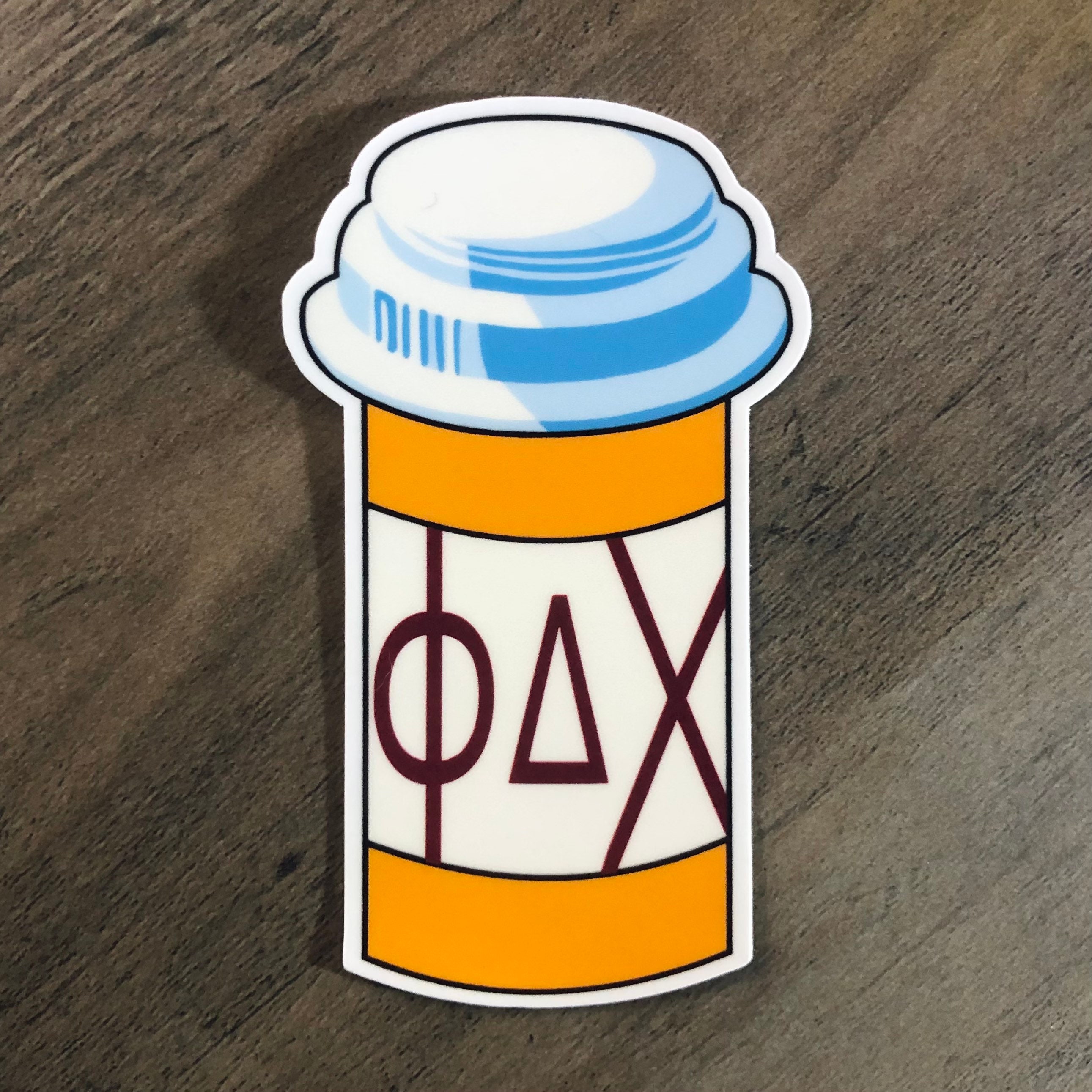 Phi Delta Chi Sticker Pack - Etsy