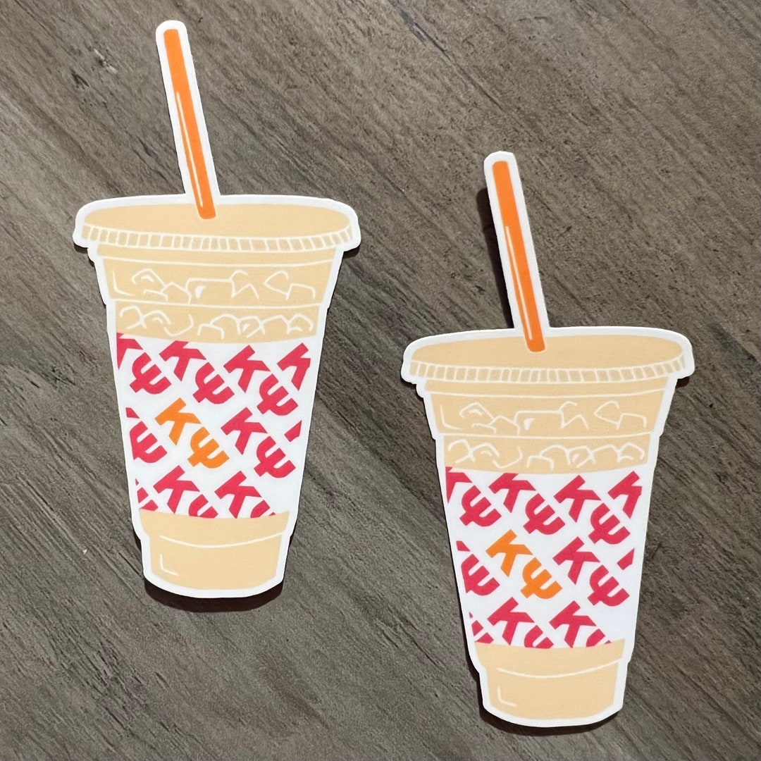 Dunkin’ Donuts Inspired Kappa Psi Sticker - Etsy