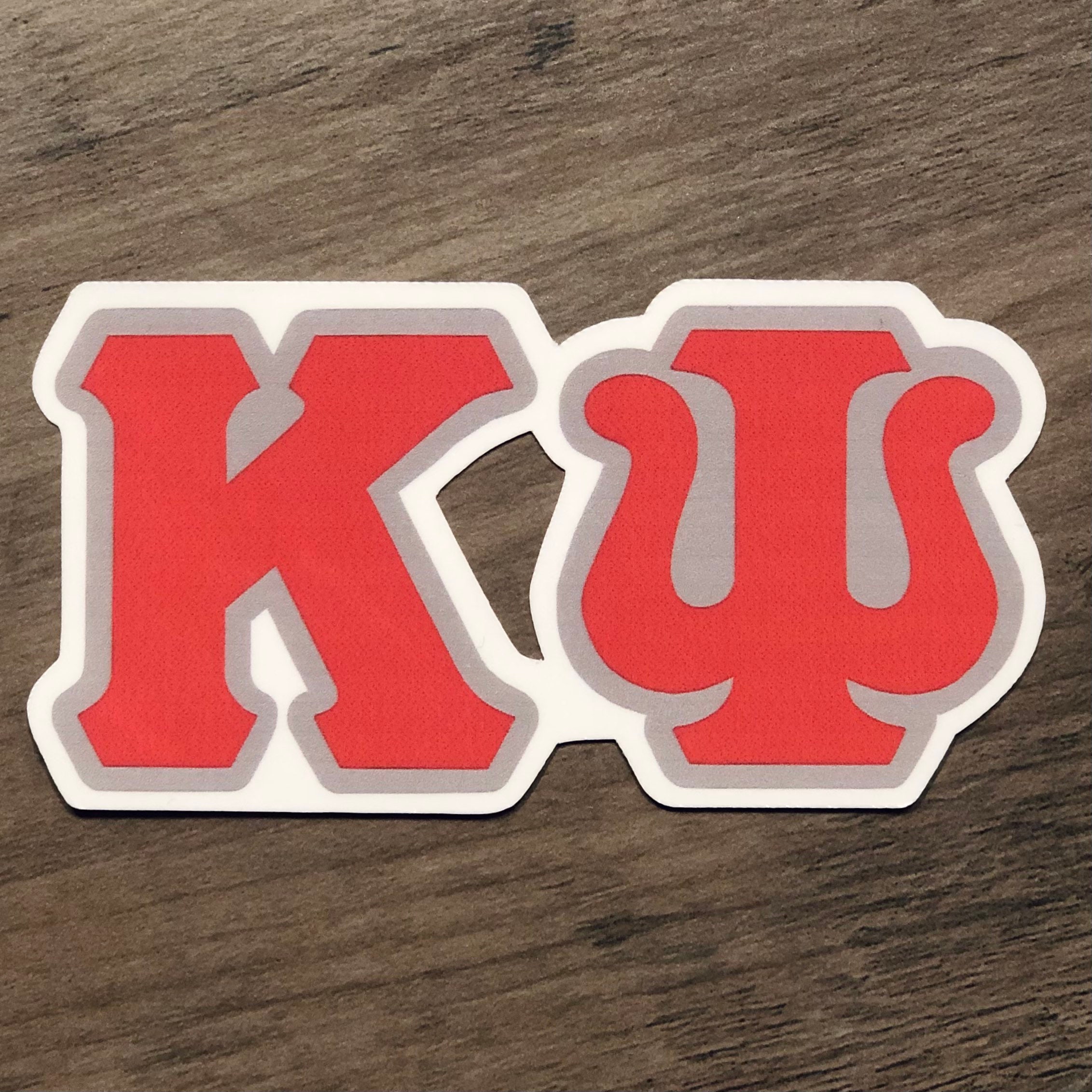 Kappa Psi Greek Letter Sticker - Etsy