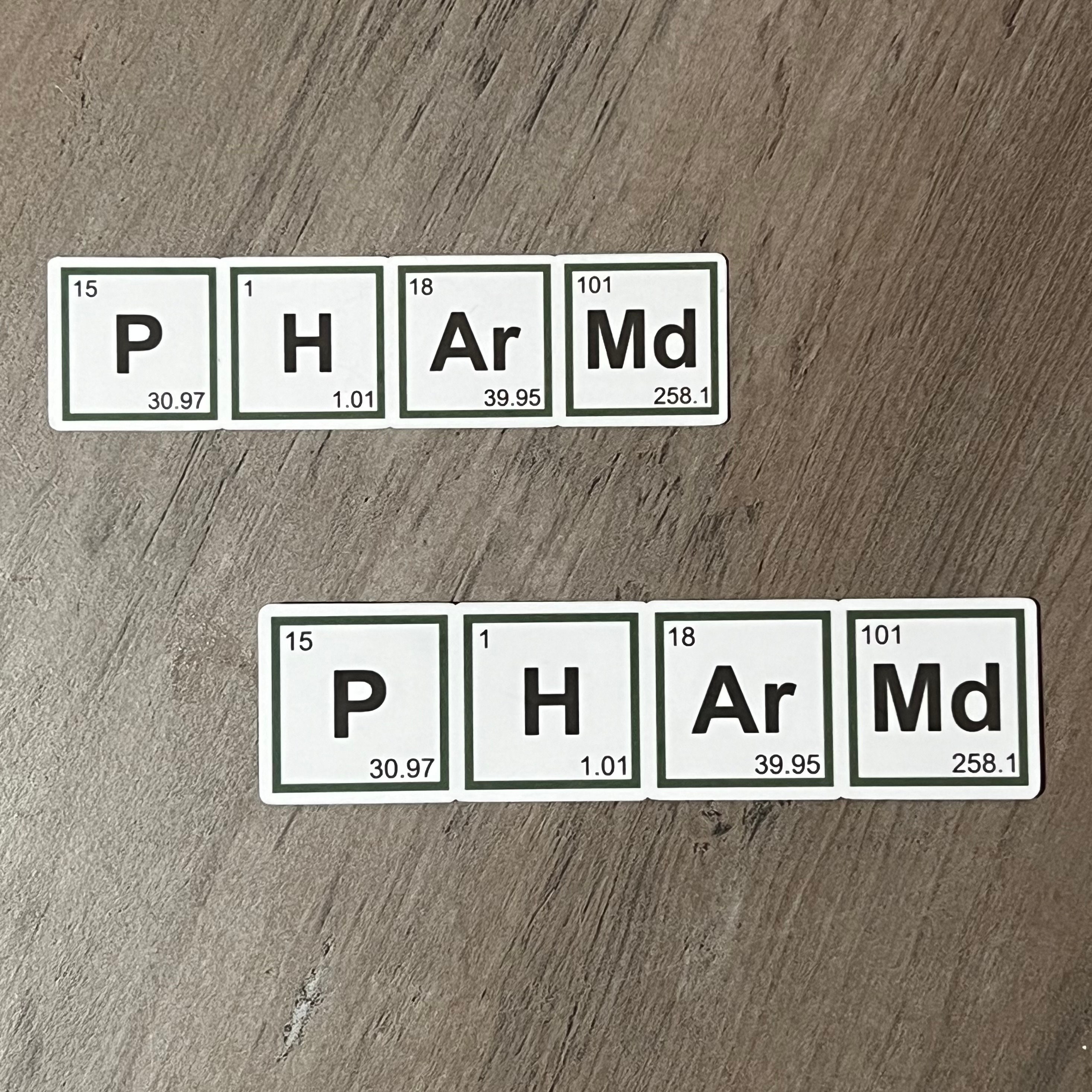 Pharmd Periodic Table Sticker - Etsy