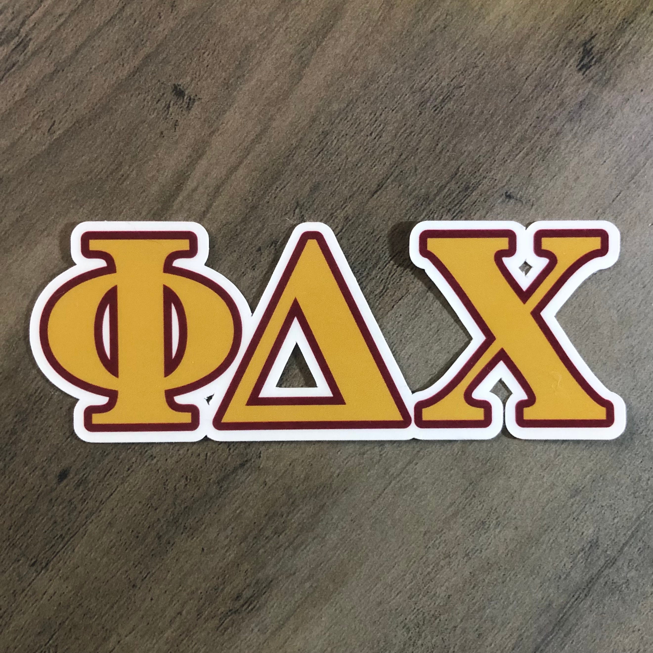 Phi Delta Chi Sticker Pack - Etsy