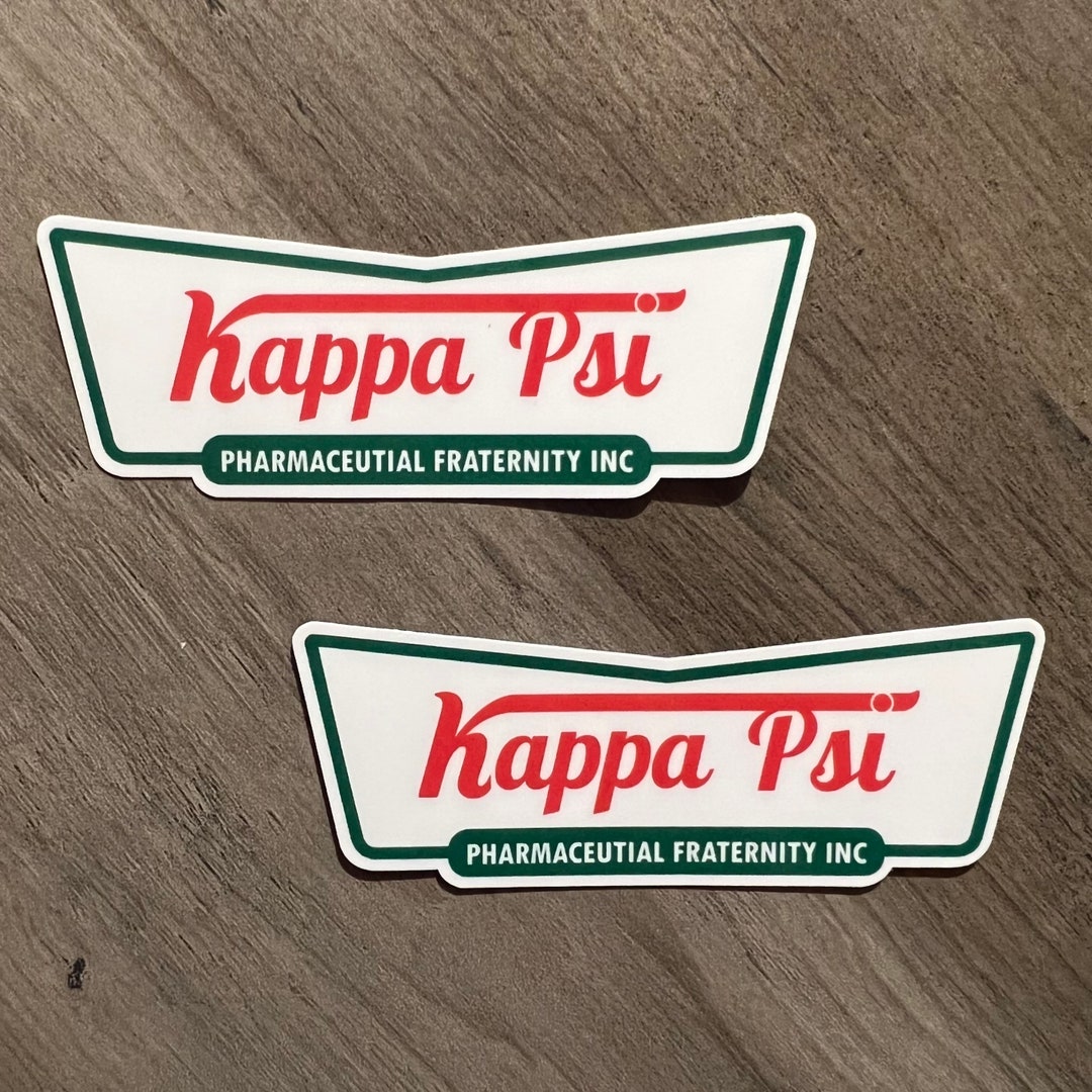 Krispy Kreme Inspired Kappa Psi Sticker - Etsy