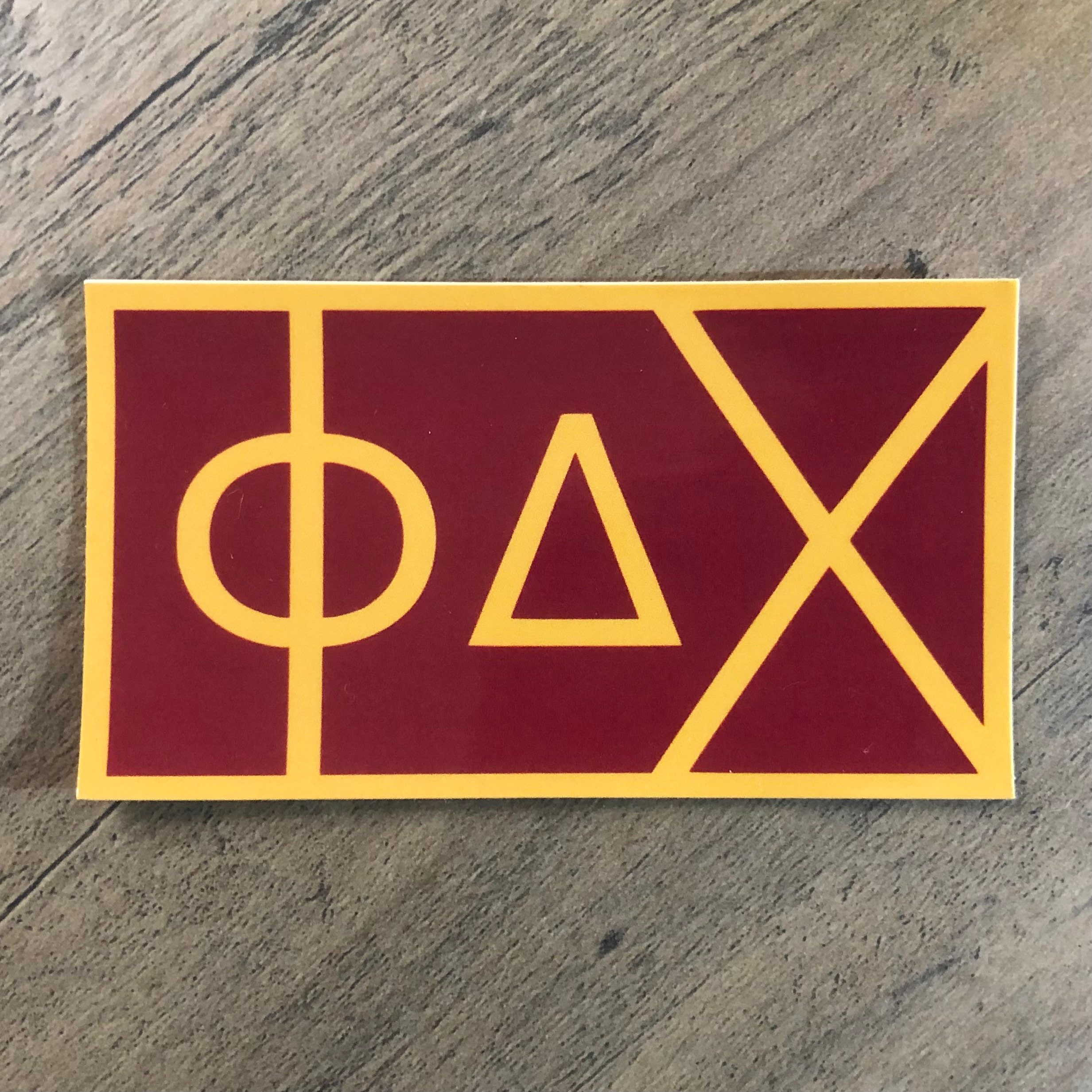 Phi Delta Chi Sticker Pack - Etsy