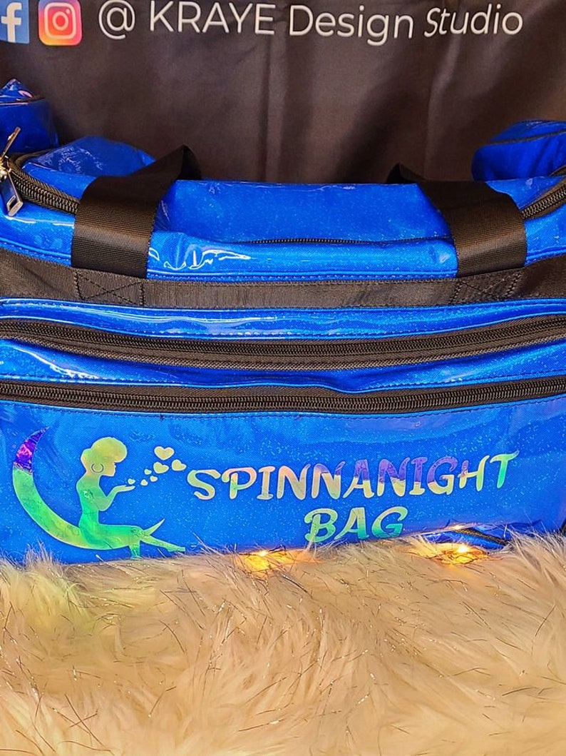 Glitter Custom "spinnanight/heaux " Duffle Bags - Etsy