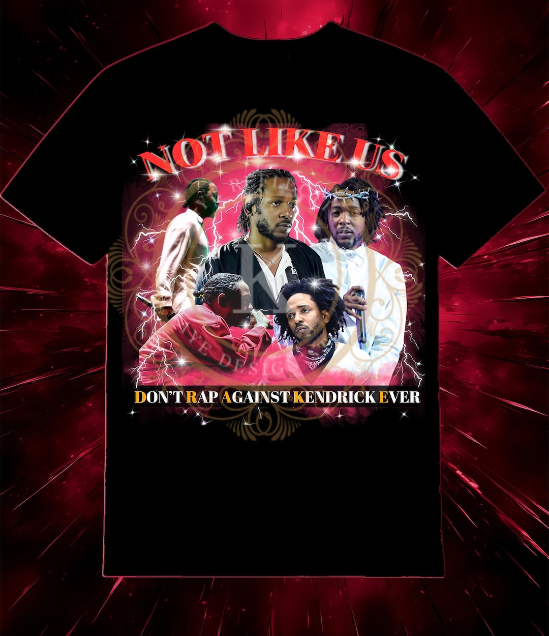 Kendrick Lamar Inspired T-shirt DIGITAL File: Not Like Us | Like That ...