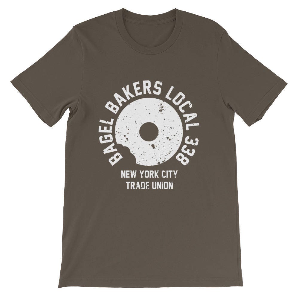 Bagel Bakers Local 338 Shirt New York City Trade Union Bakery Design ...