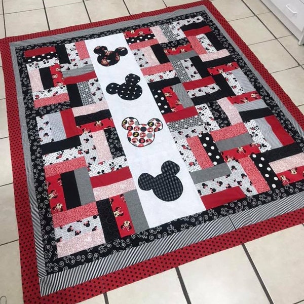 Mickey Quilt Pattern - Etsy